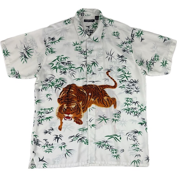 Shirts | Profile Island Shirt White Japanese Tiger Ready For The Hunt ...